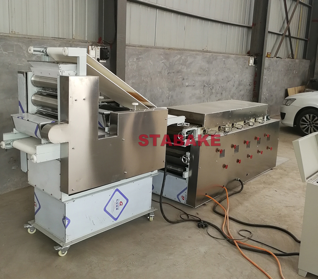 Industrial Arabic Pita Bread Machine production line for shawarma ...