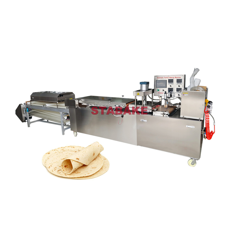 Automatic Tortilla Making Machine Production Line Industrial Corn Flour ...