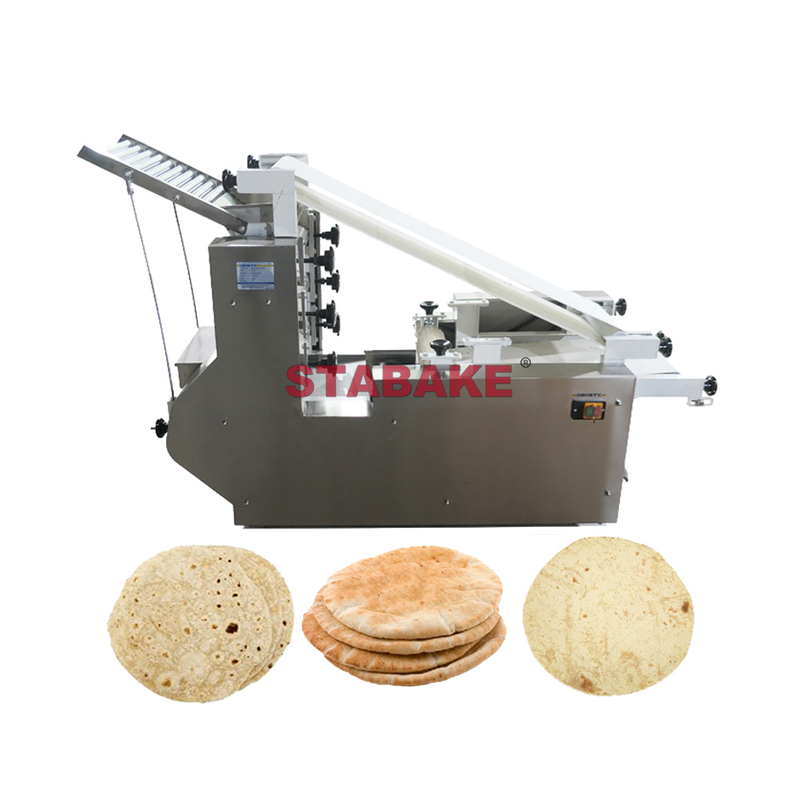 Factory Directly Flat Bread Dough Forming Machine for Pita Arabic Bread ...